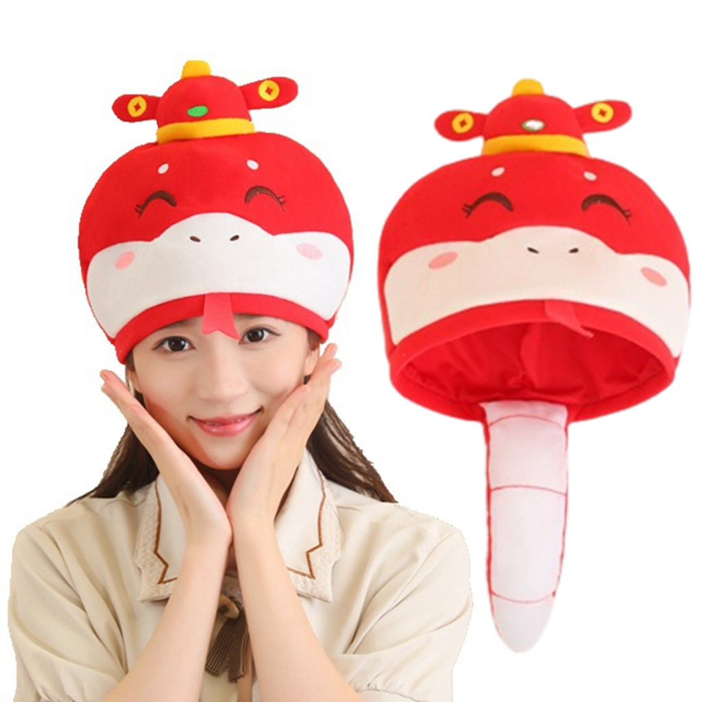 Holiday Snake Hat Chinese New Year Snake Hat Costume for Good Luck and ...