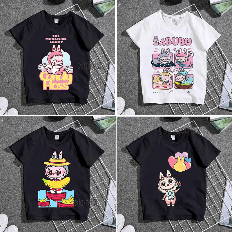 Summer Labubu Anime clothes for kids Boy Girl 1 2 3 4 5 6 7 8 9 10 ...
