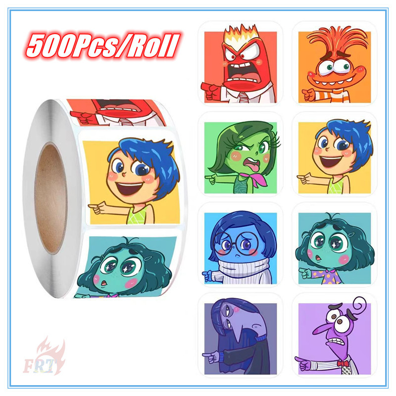 500Pcs/Roll Inside Out Series 03 . Kids Rewards Stickers DIY Scrapbooks ...