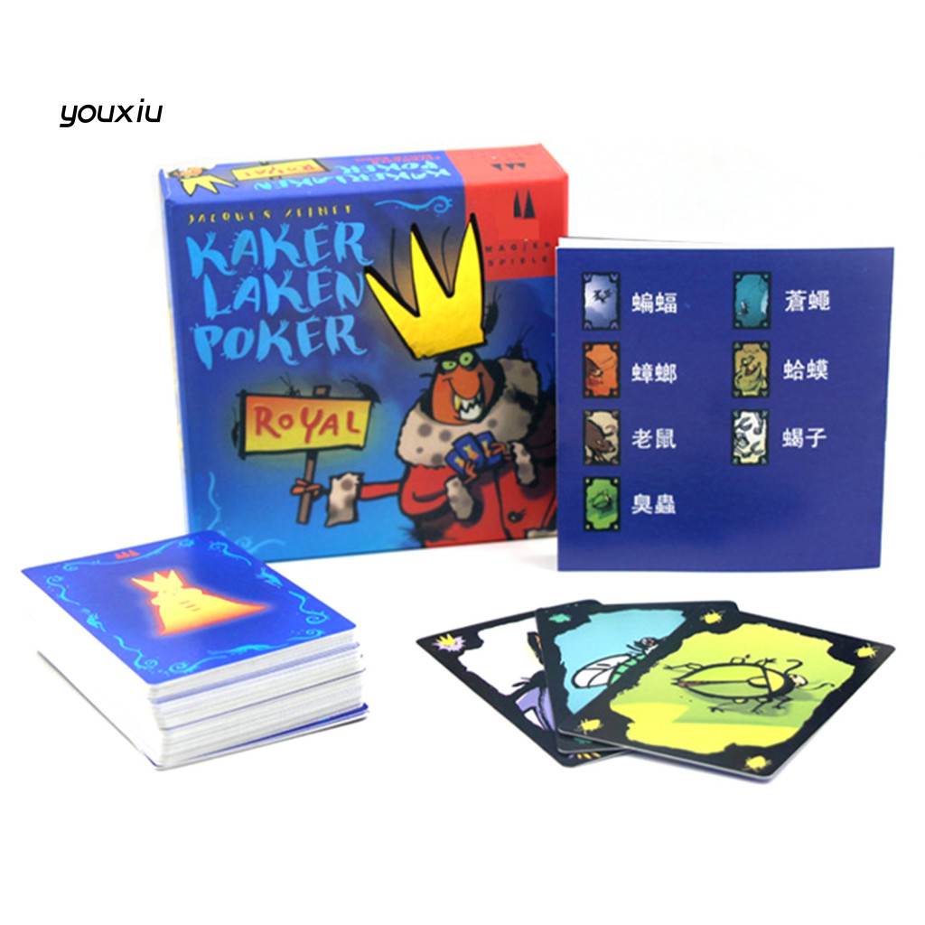 YX German Cockroach Series Card Board Game Kids Family Party Playing ...