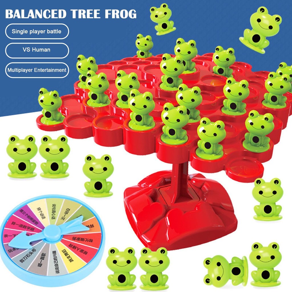 Board Games For Kids Frog Stackable Balance Tree Toy Puzzle Toys ...