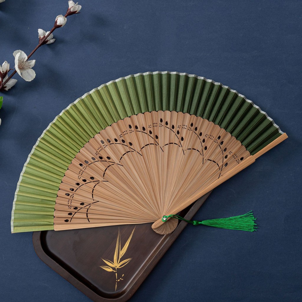 Chinese Fan Summer Dance Folding Fan Retro Classical Handmade Folding ...