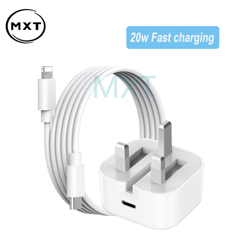20W USB C Fast Charger, 20W USB C Fast Charger Plug and 2M iP Fast ...