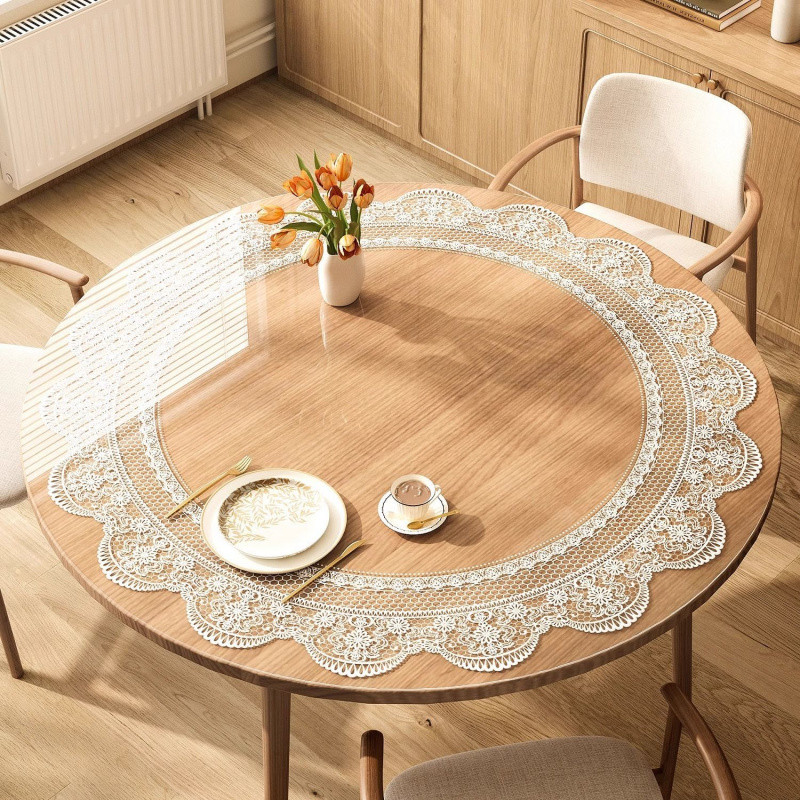 round table mat oil proof waterproof pvc table mat coffee table mat ...