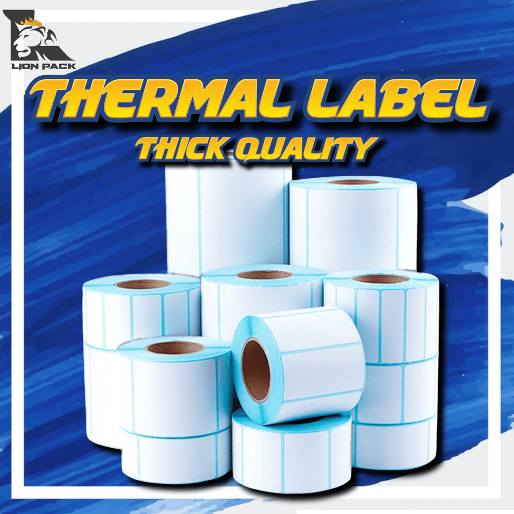 Pelekat Barcode Thermal Label Adhesive Sticker Roll Shipping POS ...
