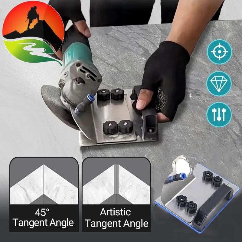 45° Angle Tile Chamfering Tool Angle Grinder Stand for Tile Degree ...
