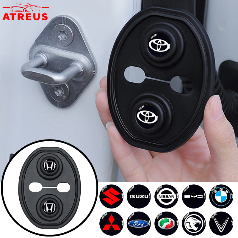 [Atreus] 1/4Pcs Car Door Lock Buffer Shock Absorber Car Silicone Door ...
