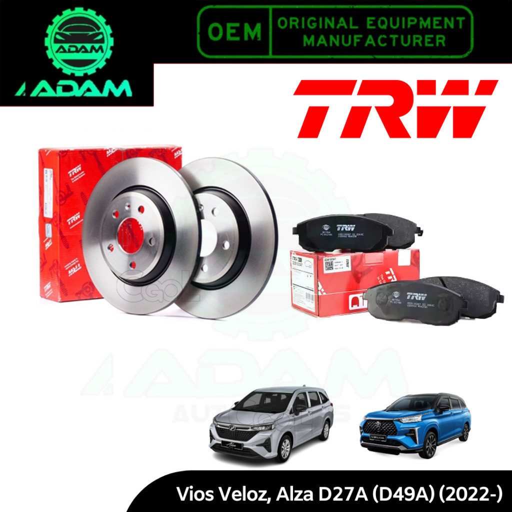 Tulen TRW Perodua Alza D27A (2022-) Facelift Toyota Veloz (2022-) Front ...