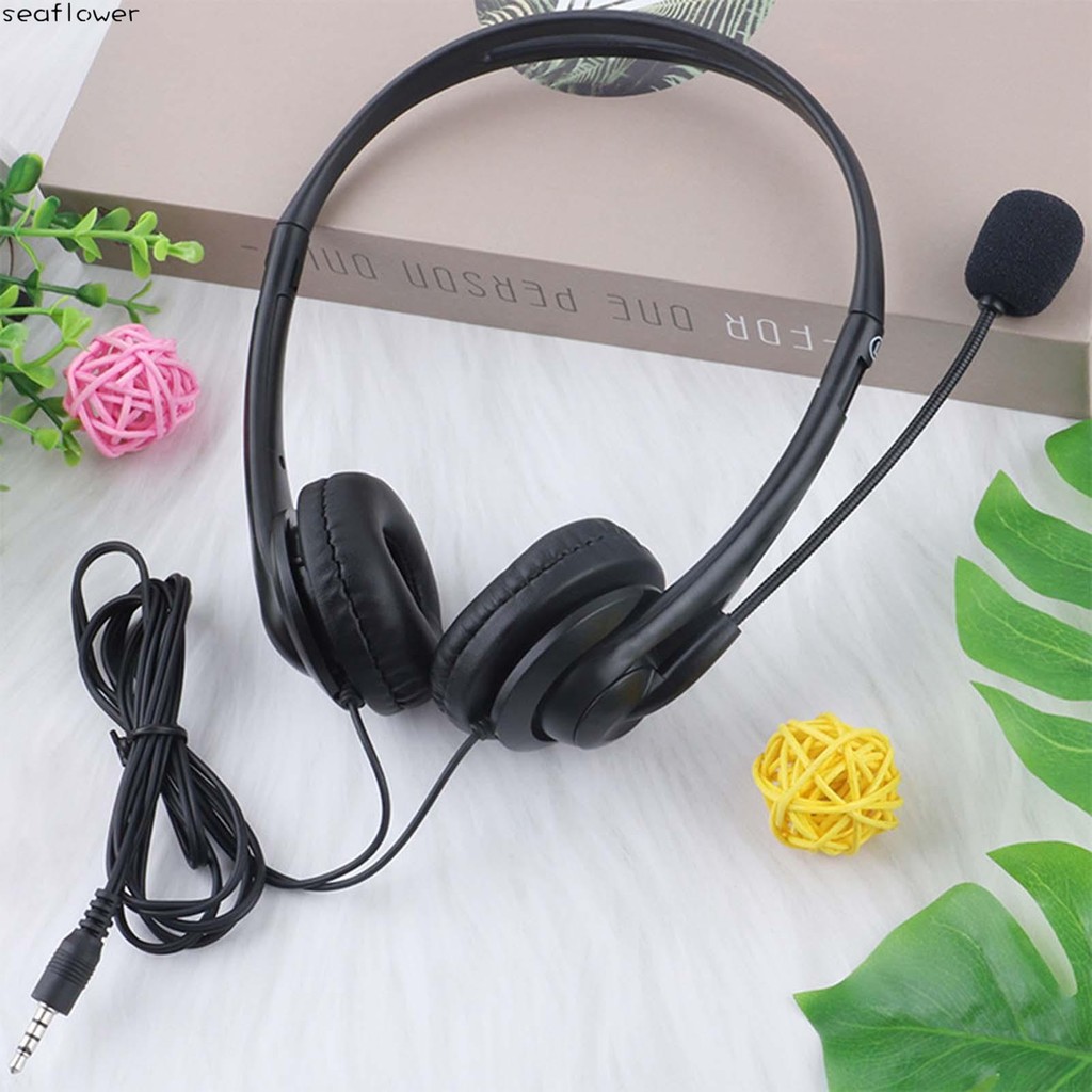 Wired Earphone Headset with Mic Plug and Play Design Multi-Platform ...