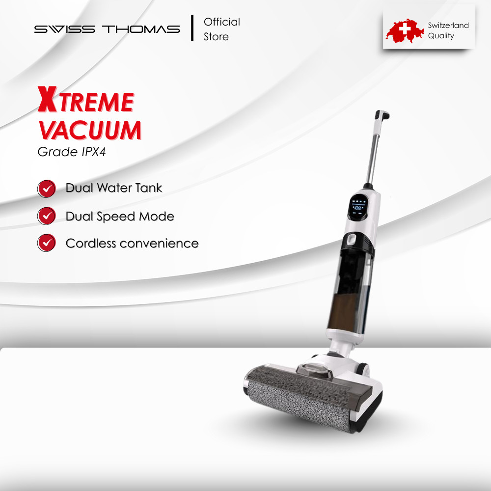 Swiss Thomas ByT Wet Dry Mop Vacuum Cleaner MopXtreme Voice Assist Self ...