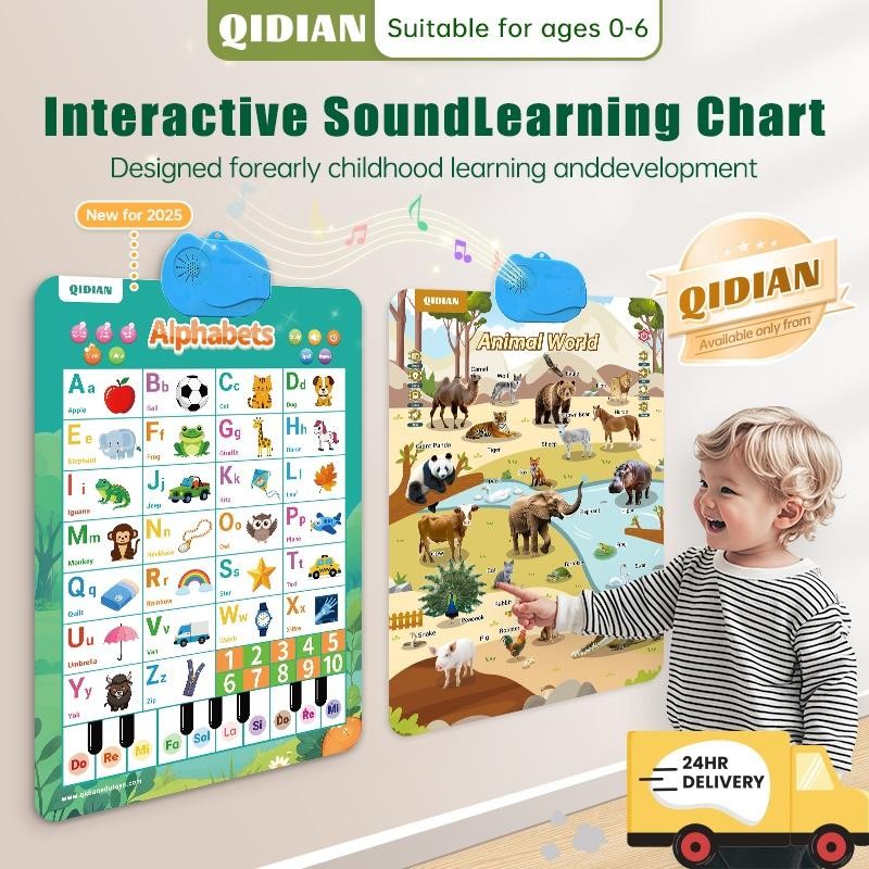 “Interactive Talking Wall Map – Educational Alphabet Learning Toy for ...