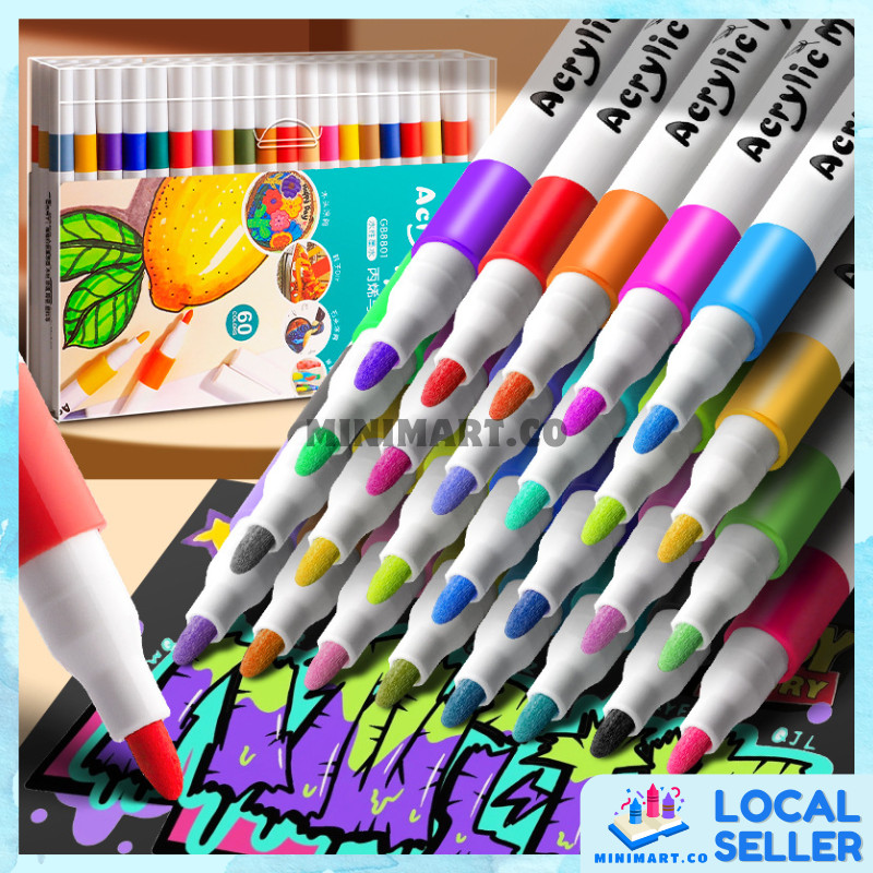 80COLORS Manga Sketching Marker Pen NON-Toxic Art Supplies Markerpen ...