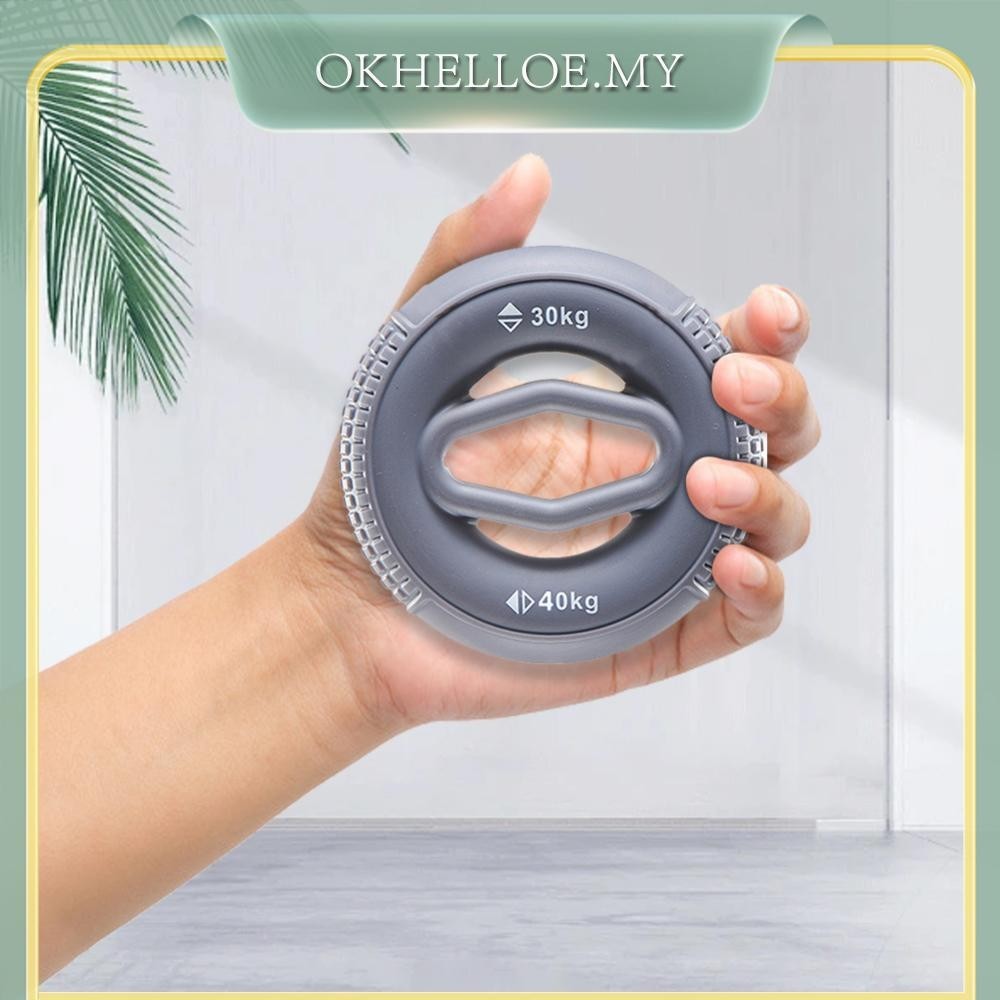 Double Force Grip Strength Trainer Ergonomic Forearm Rings Non Slip for ...