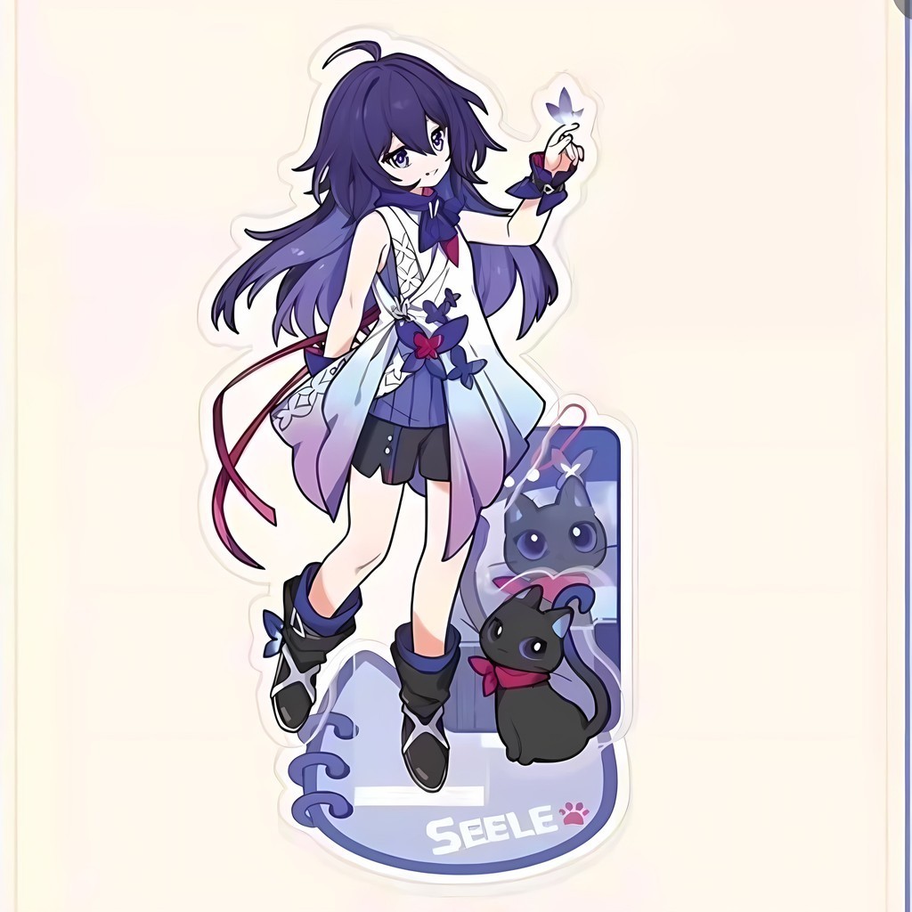 Honkai Star Rail Acrylic standee 10cm Seele Kafka Jing Yuan Silver Wolf ...