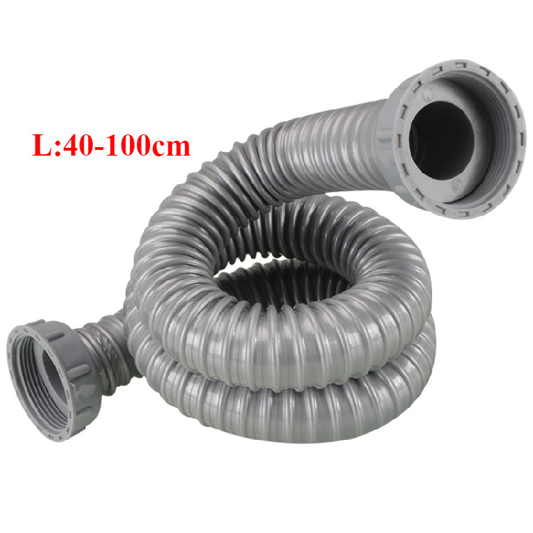 [JJW] High-end Kitchen Double-Headed Sink Sewer Pipe Drain Pipe ...