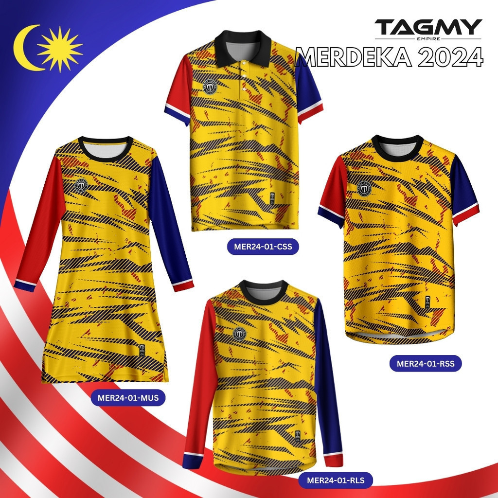Merdeka 67 Tahun 2024 Sublimation T-shirt Baju Merdeka 2024 MERDEKA ...