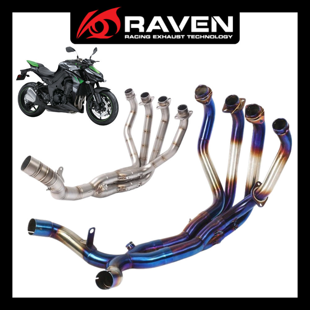 RAVEN Kawasaki Z1000 Z1000Sx 2010-2021 Stainless Steel Titanium Full ...