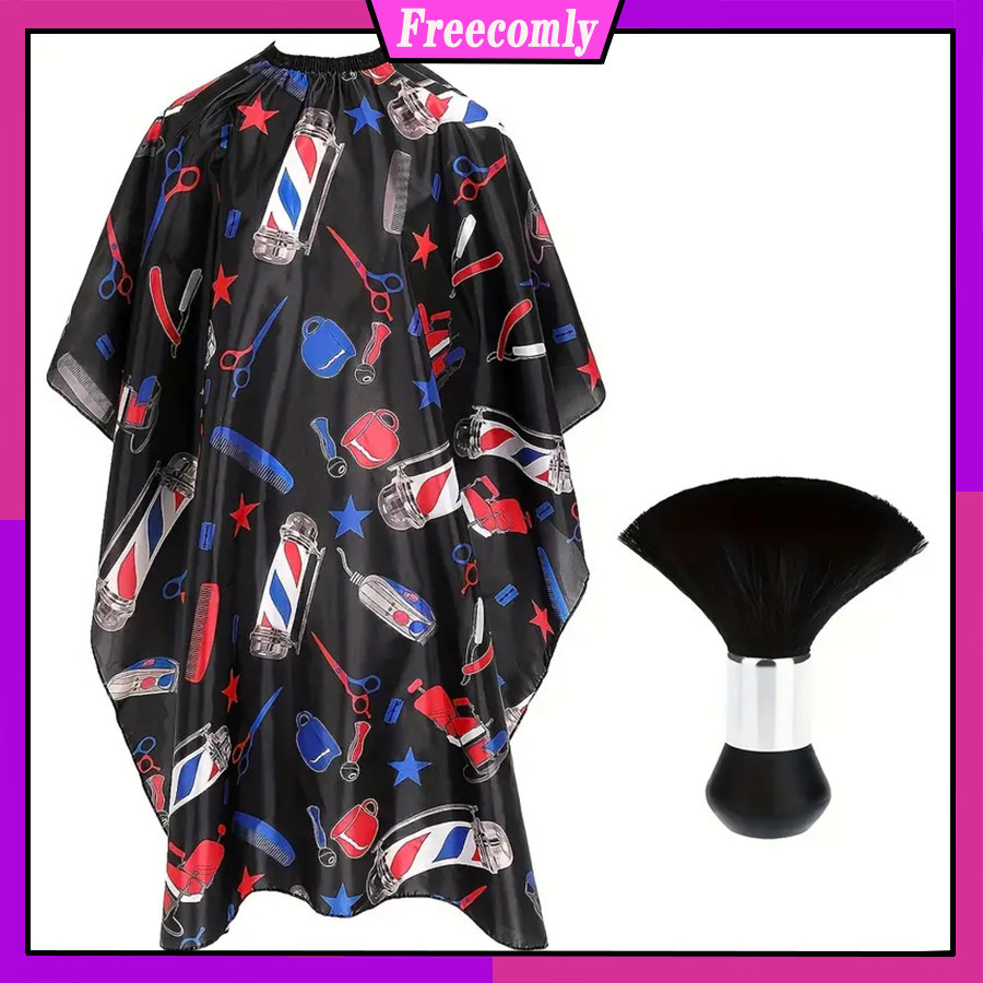 Waterproof Barber Cape Hair cuting apron Salon Barber Gown Hairdressing ...