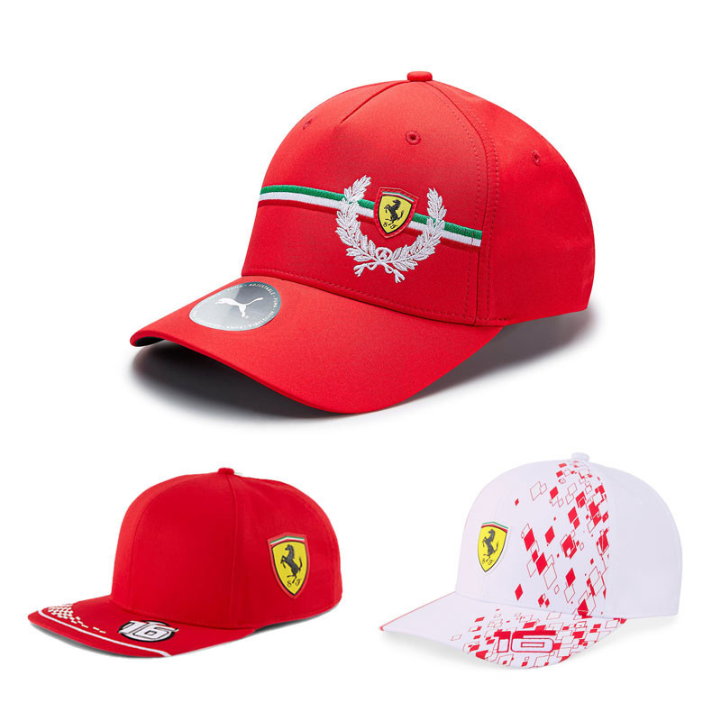 F1 Scuderia Ferrari Charles Leclerc Team Racing Hat | Shopee Malaysia