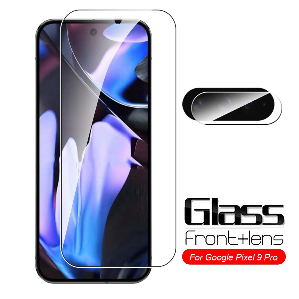 2in1 Front Screen Protector Tempererd Glass For Google Pixel 9 Pro XL ...
