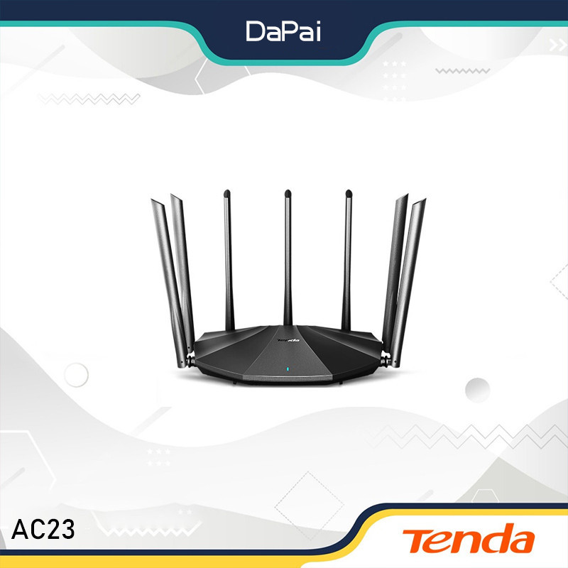 Tenda AC23 Dual Gigabit Router 2100M Wireless Home 5G Dual band Gigabit Port Fiber Broadband ...