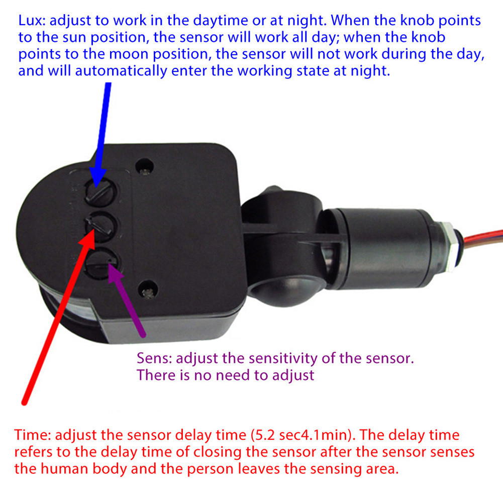 ♥Shoppnew♣ ` PIR Infrared Motion Sensor Detection Automatic Human Body ...