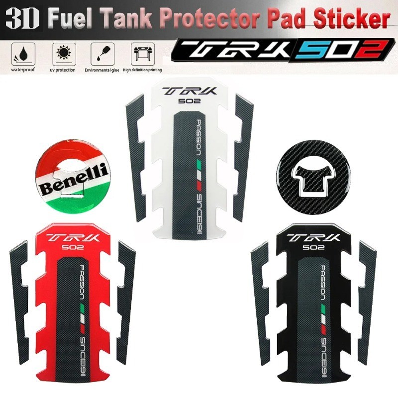 For Benelli TRK 502x Tank Pad Stickers Motorcycle Accessories Fueltank ...
