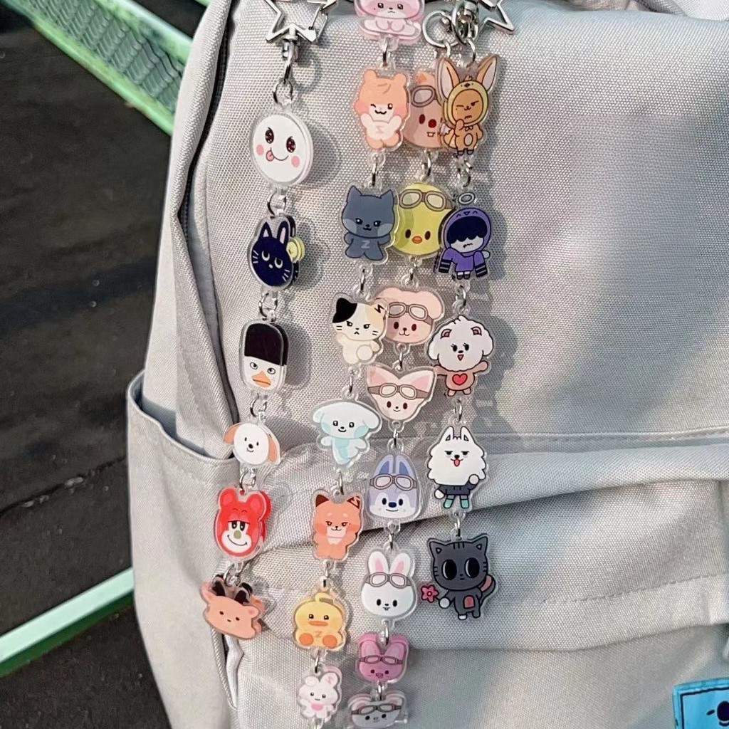 New Kpop Idol RIIZE Straykids GIDLE ZB1 Acrylic Charm Keyring Bag ...