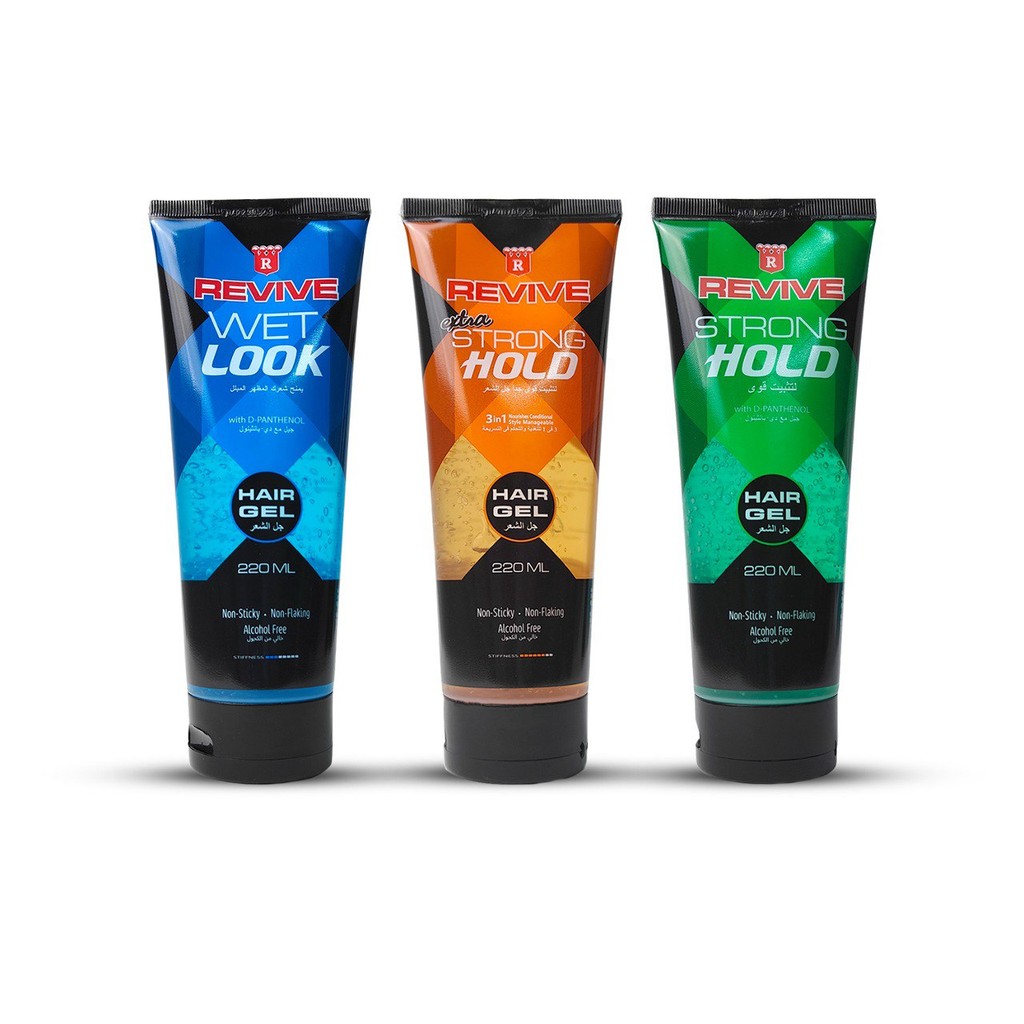 Revive Hair Gel 220ml (Wet Look, Strong Hold, Extra Strong Hold ...