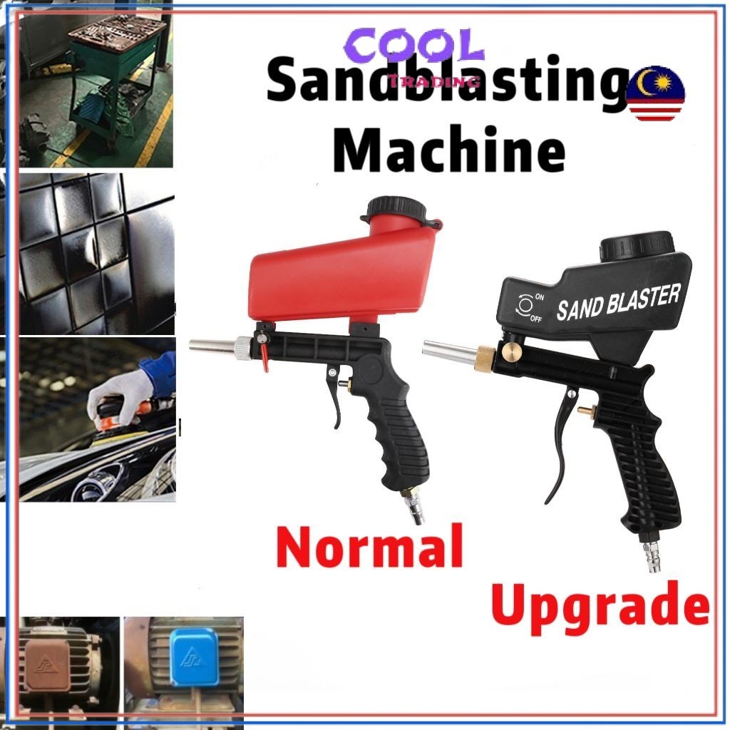 P Portable Gravity Sandblasting Gun / Sandblasting Aluminium Oxide ...