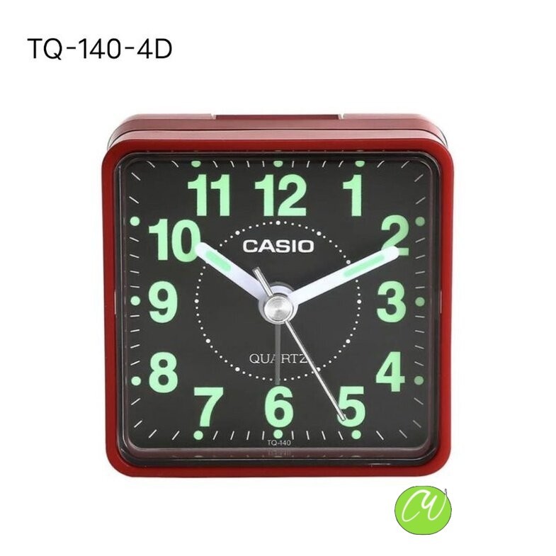 [CASIO] SMALL ALARM CLOCK ⏰ CASIO STANDARD RESIN ALARM CLOCK TQ-140 1B ...