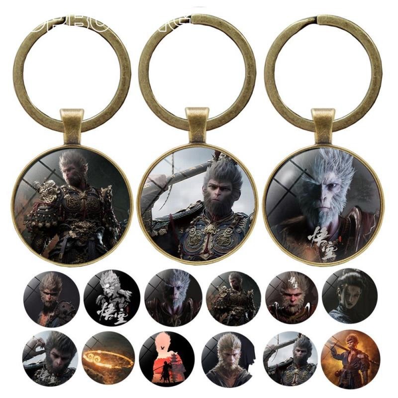 Hot Chinese Action Game Black Myth Wukong Keychain Key Chain Ring for ...