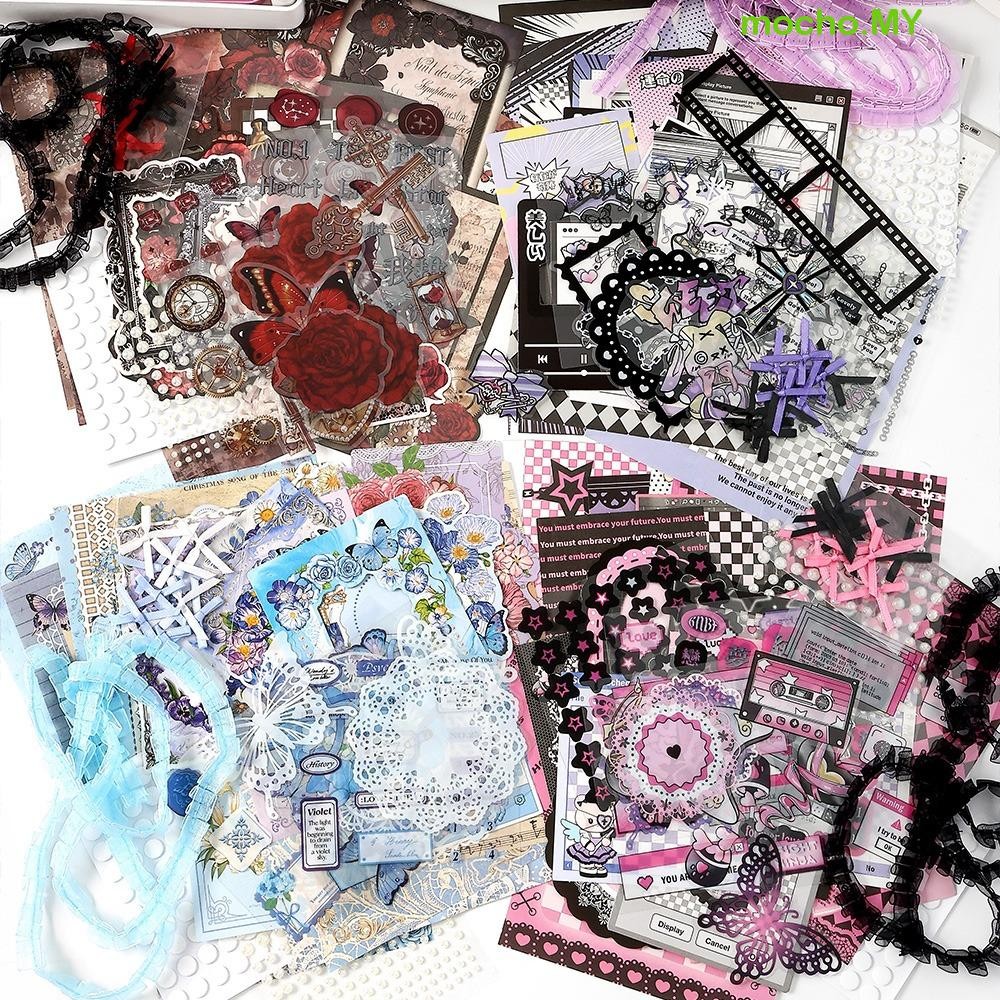 MOCHO Itabag Decor DIY Material, Lace Ribbon Retro DIY Itabag Insert ...