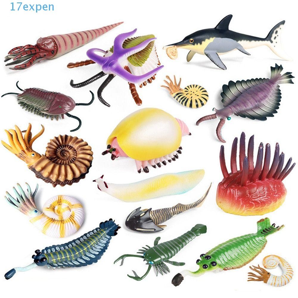 EXPEN Ocean Animal Figure, Prehistoric Simulation Marine Life Figurines ...