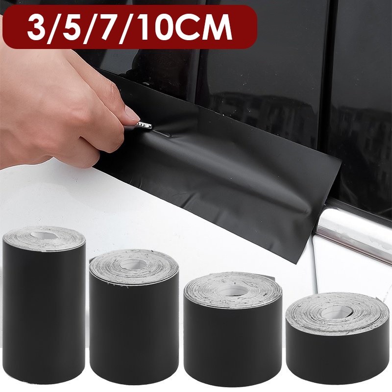 3/5/7/10cm Matte Black Modified Film Car Sticker - Multi-Purpose, Self ...