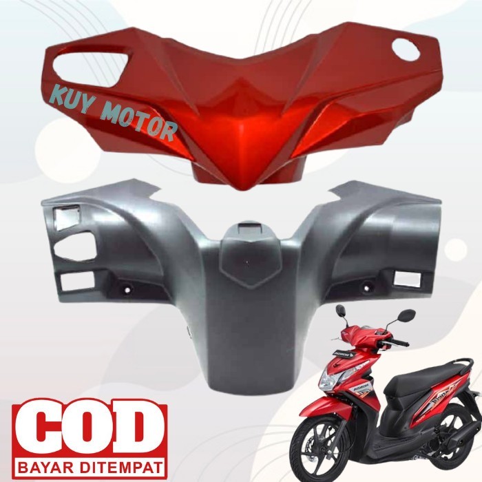 MERAH Old Honda BeAT Fi Front Rear Head Shell 2013 - 2014 Red Color ...