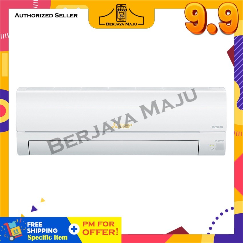 [SAVE 4.0] Mitsubishi 1.5HP R32 Inverter Air Conditioner MSY-JS13VF-MY1 ...