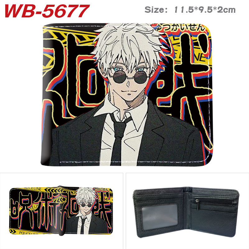 Jujutsu Kaisen Satoru Gojo Cartoon Mini Card Casual Student Short ...