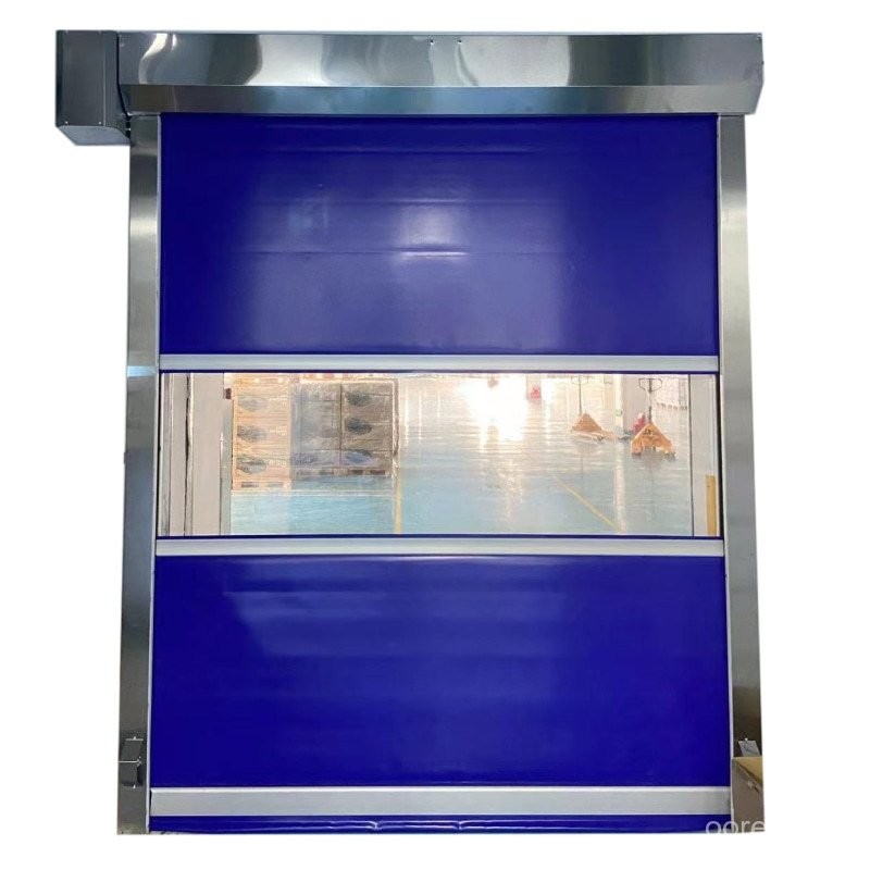 Pvc pintu rolling shutter cepat mengangkat pintu susun pintu bilik ...
