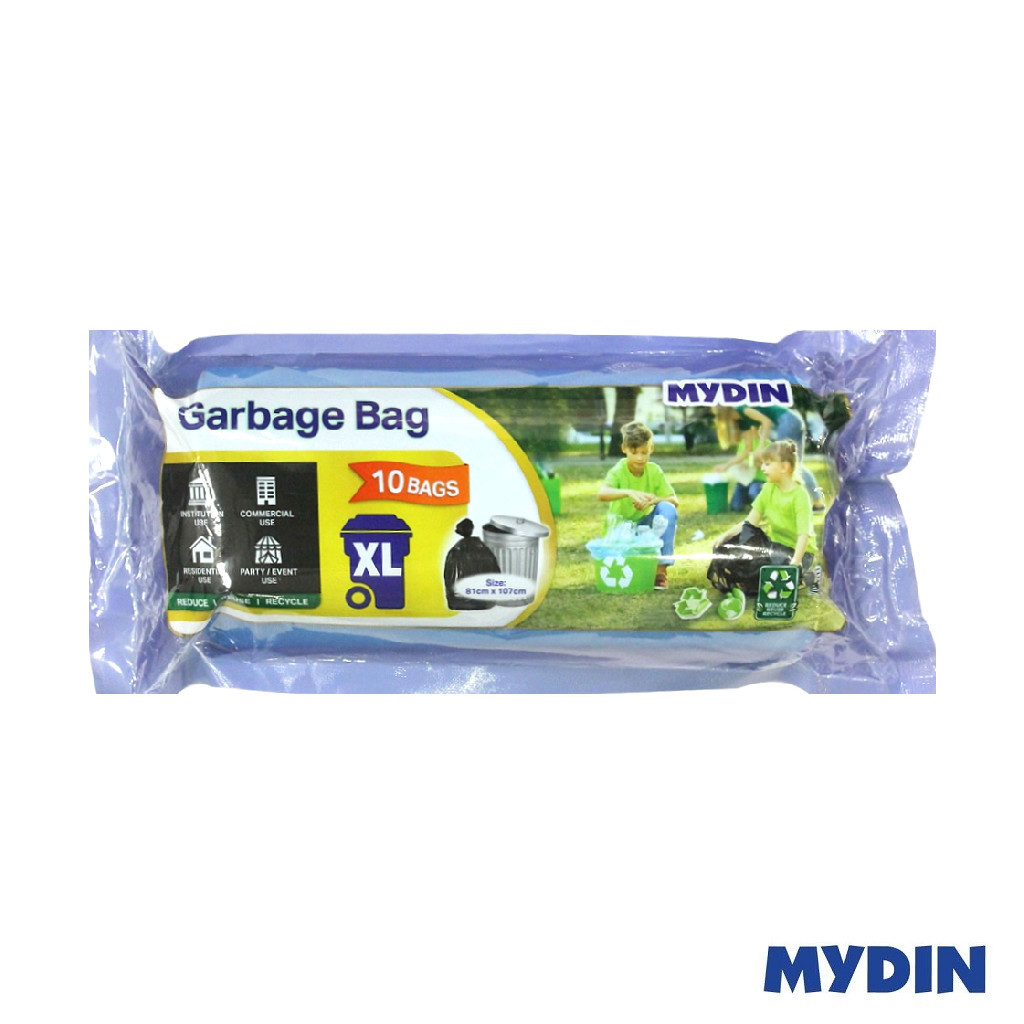 Mydin Roll Garbage Bag Size XL - 81cm x 107cm (10 bags) | Shopee Malaysia