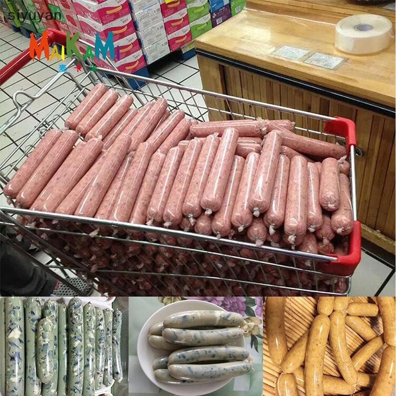 Si 6 Meters Food Grade Casings for Sausage Salami Wide 50mm Shell for ...
