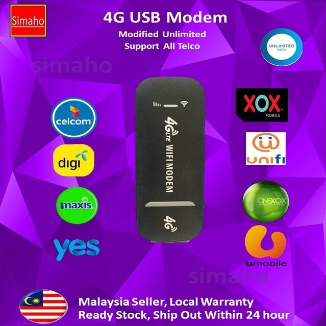 3G 4G LTE SimCard USB ROUTER MODEM Unlimited Modified Unlock Hotspot ...