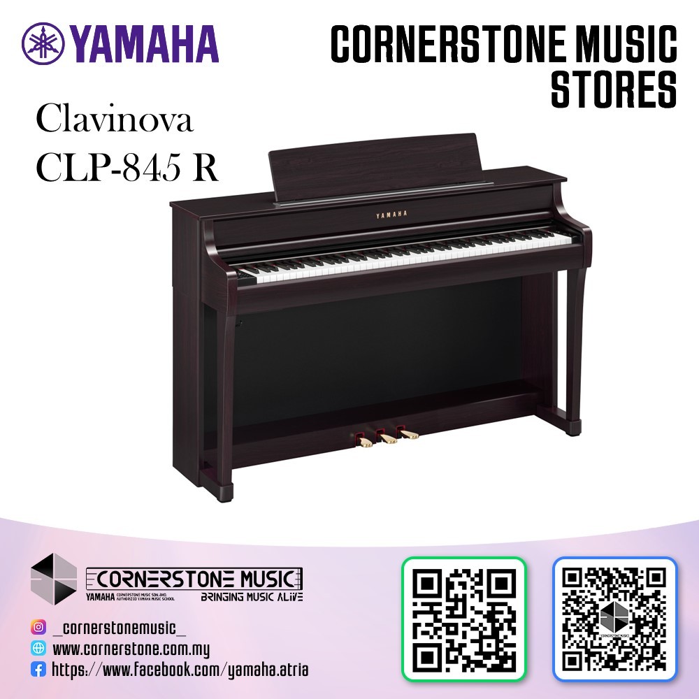 Yamaha Clavinova Digital Piano CLP-845 *Pre Order* ( CLP-845 / CLP 845 / CLP845R ) - R ...