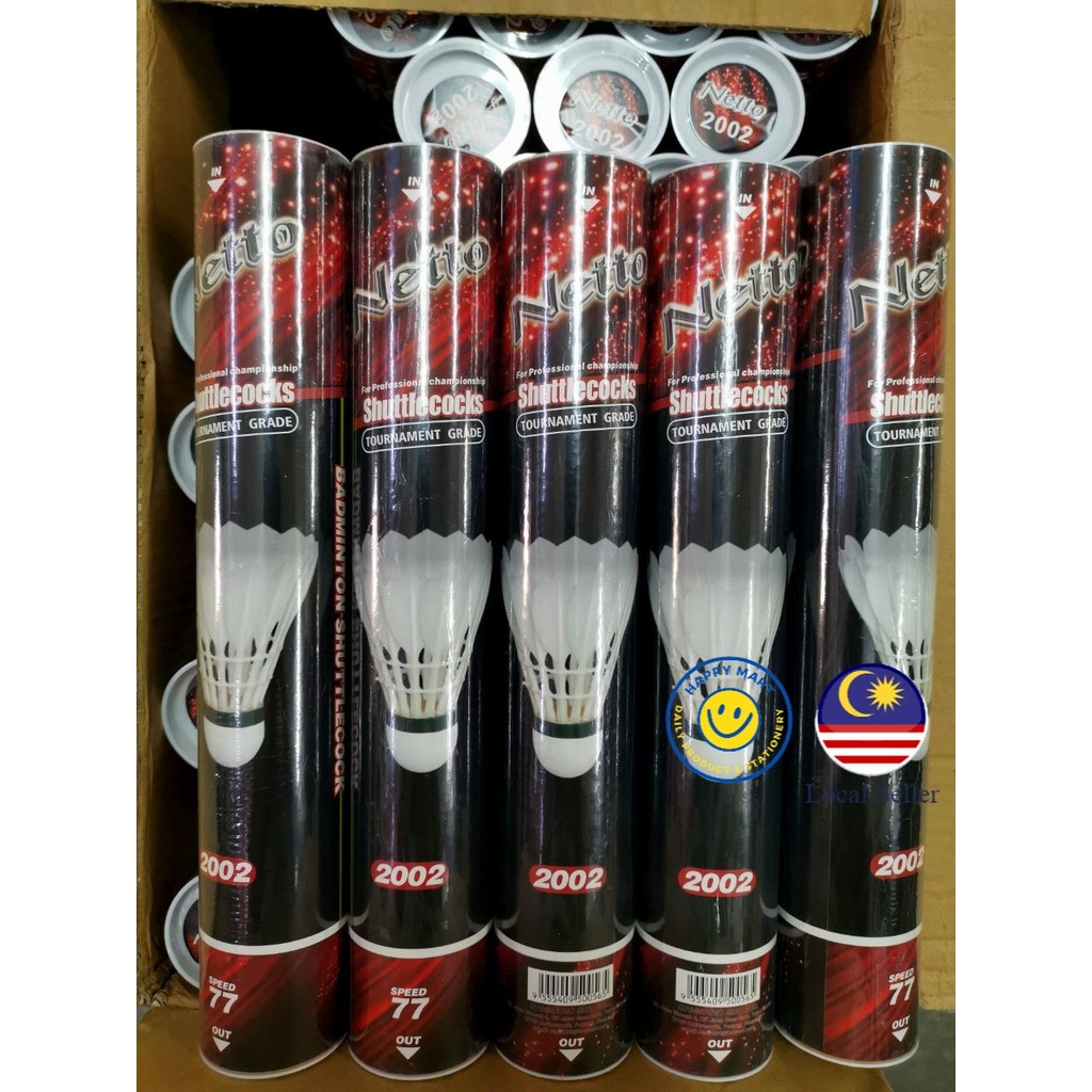 READY STOCK 2002 Netto Training Badminton Shuttlecock / High ...