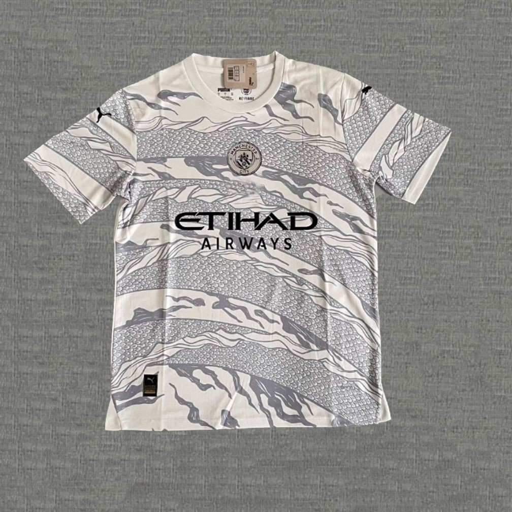 Manchester City Dragon Year Limited Edition Jersey No. 9 Haaland No. 17 ...