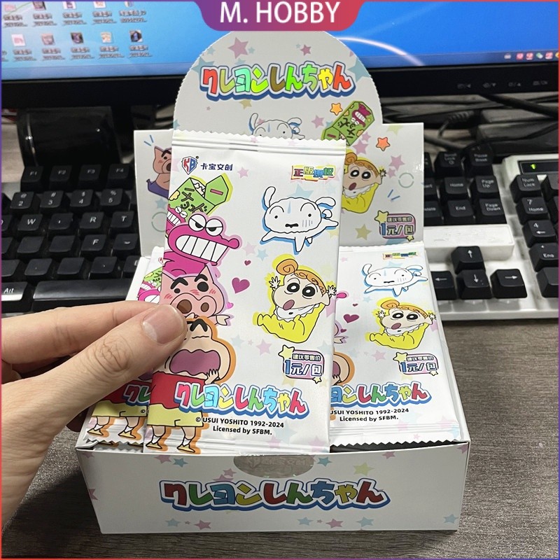 Kabao Cultural Creative Genuine Crayon Shin-Chan Card One Yuan Pack Two ...
