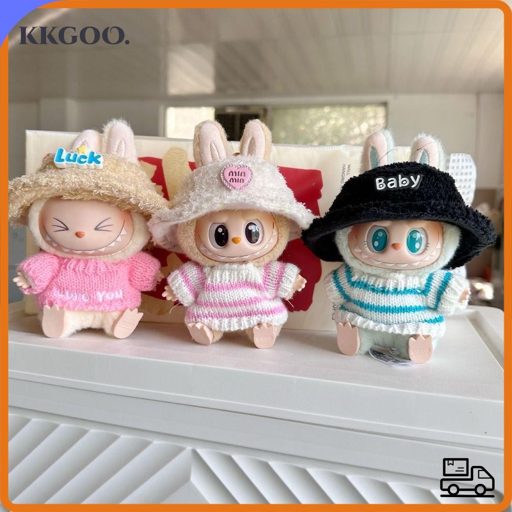 KKGOO Labubu Hat, Doll Not Included Knitted Children Toys Labubu ...