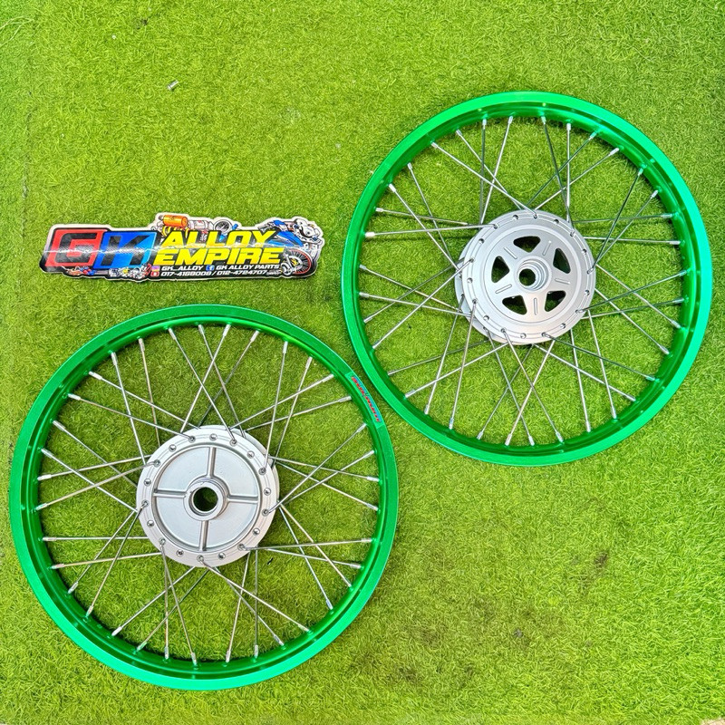 SET RIM ALLOY CNC SILVER PNP HONDA EX5 DREAM DAN SAMA DENGANYA 🇹🇭 ...