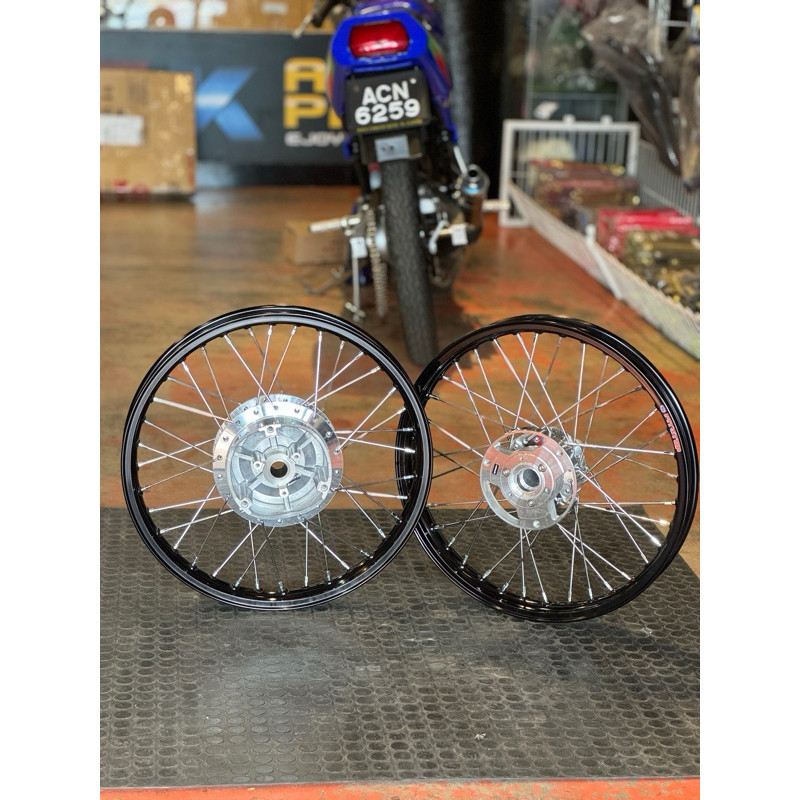 SET RIM ALLOY NMAX V1 DEPAN BELAKANG SIAP STRING JEJARI | Shopee Malaysia
