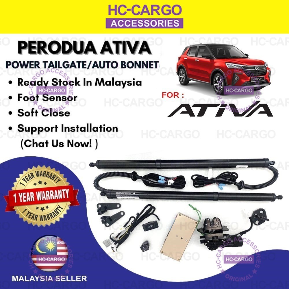 Perodua Ativa Plug & Play Electric Auto Tailgate Power Boot Soft Close ...